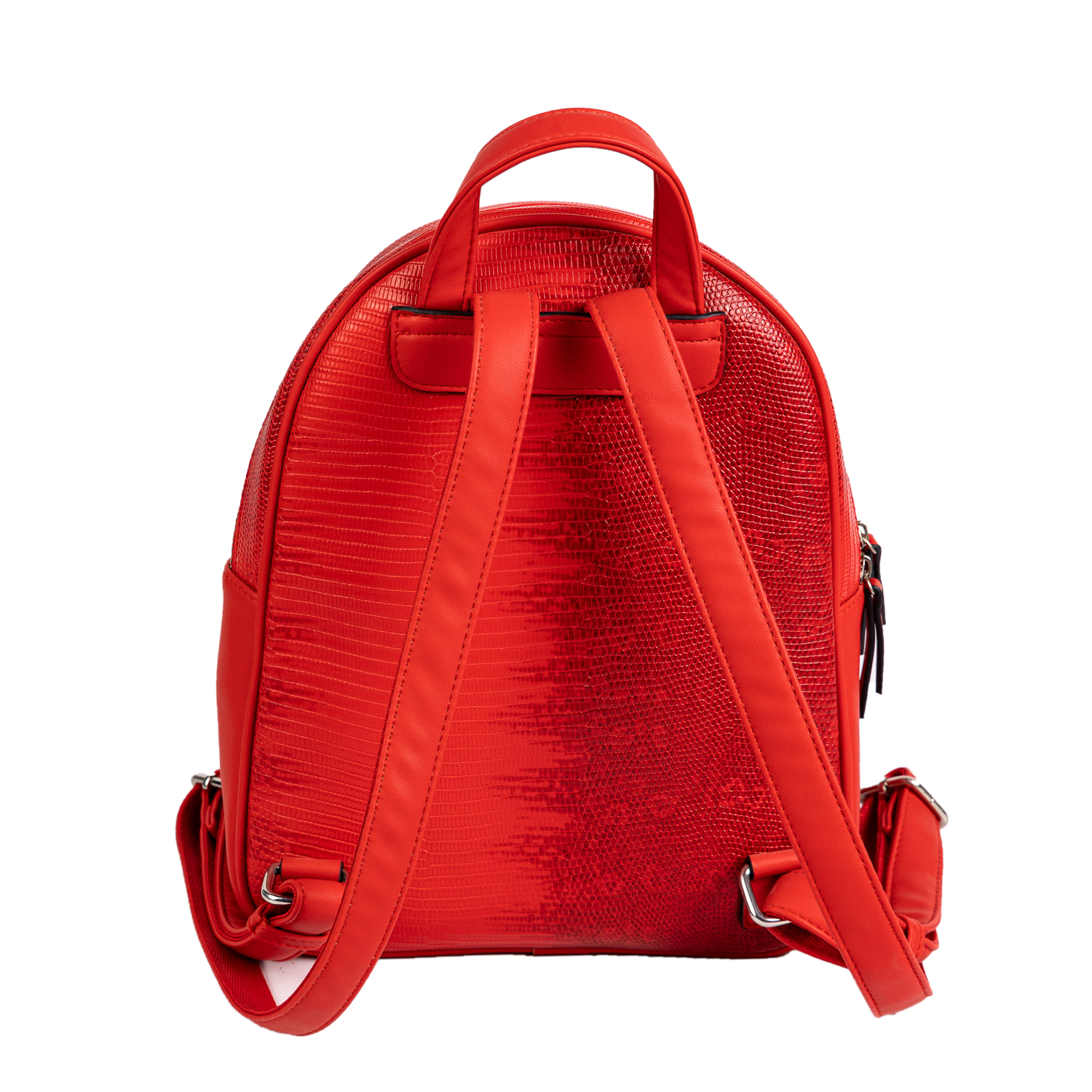 Imitation lizard pattern leather backpack MM25 - momoce